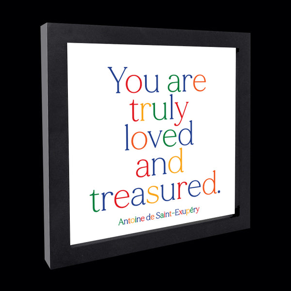 "you are truly loved" card – quotable