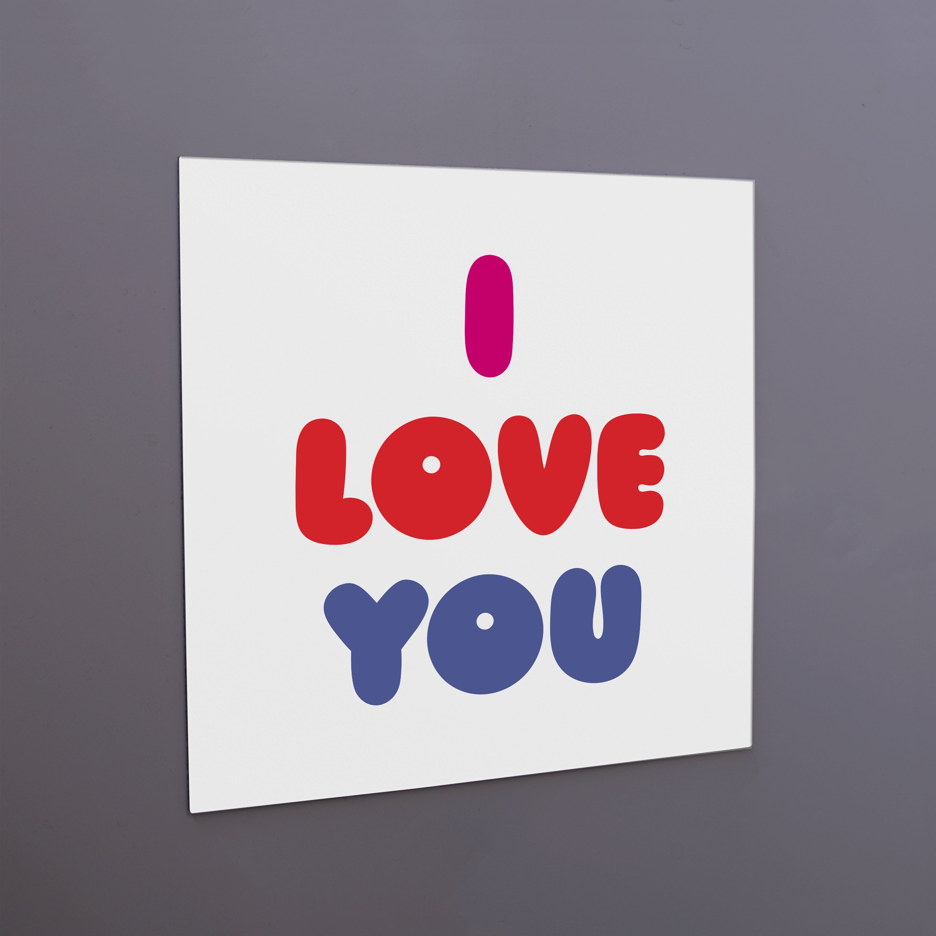 "i love you" magnet – quotable