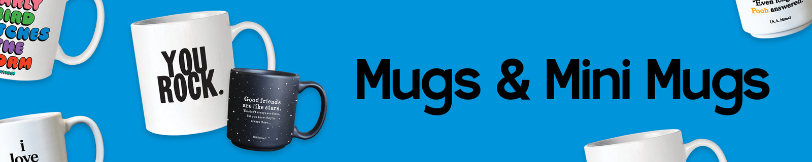mugs and mini mugs