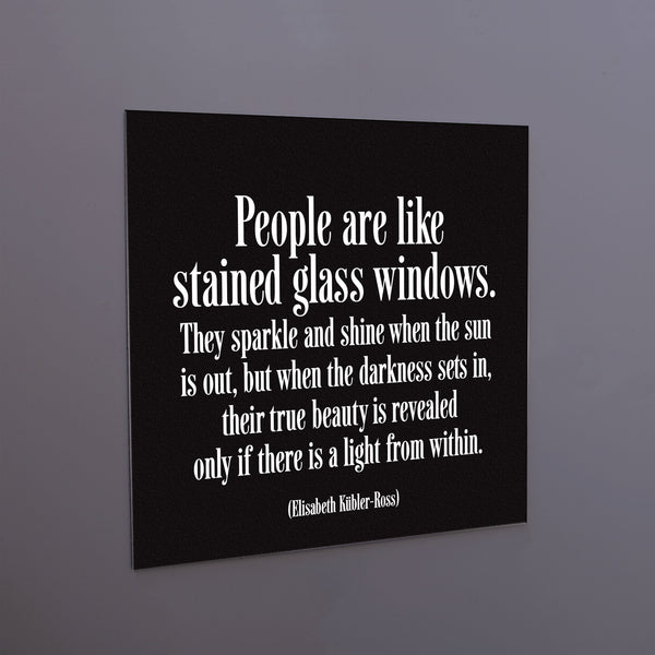 "stained glass windows" magnet – quotable